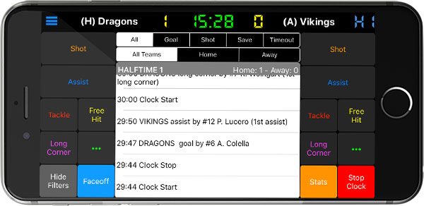 Field Hockey App | Scoring & Stat Tracking for iPhone & iPad